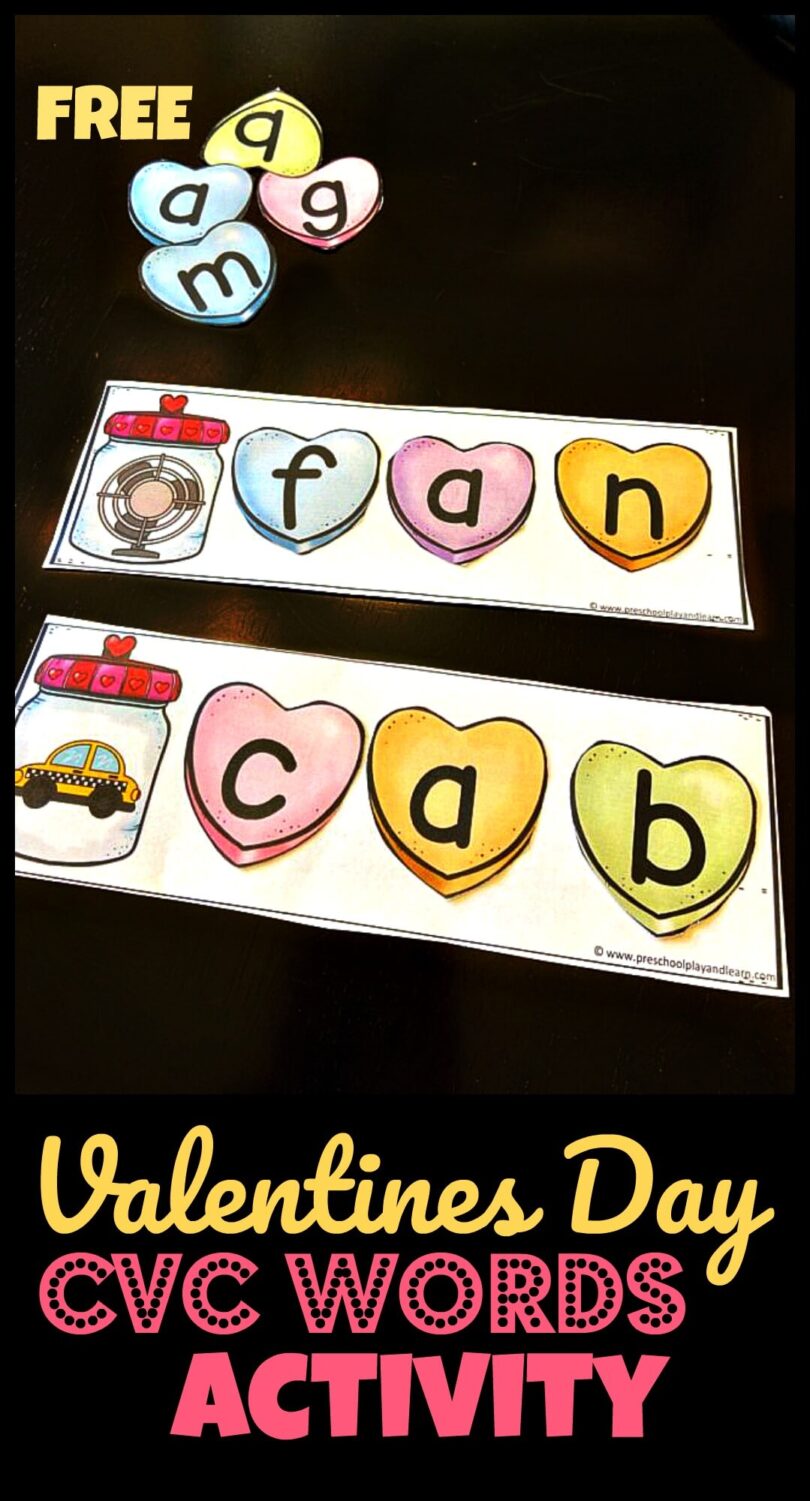 💜 FREE Printable Valentines Day Math - Counting to 10 Activities