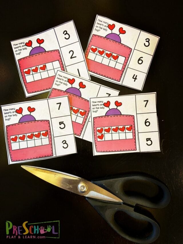💜 FREE Valentines Day Counting to 20 Printable Activity