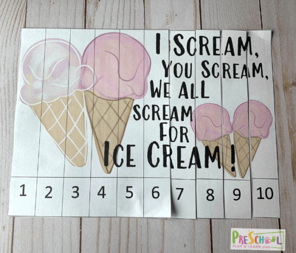 FREE Printable Goldfish Counting Activity for Preschoolers
