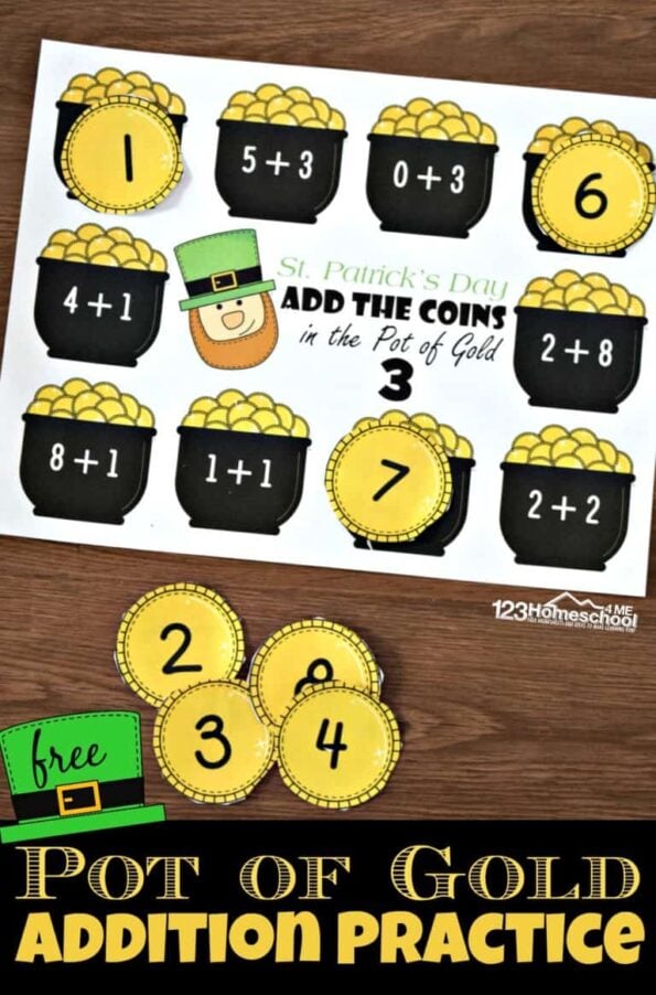 🌈🍀 FREE St Patricks Day Alphabet Matching Printables