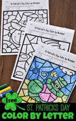 🌈🍀 FREE St Patricks Day Alphabet Matching Printables