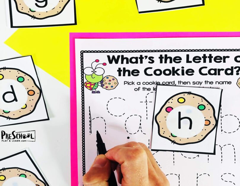 🍪 FREE Cookie Lowercase Letter Tracing Worksheets
