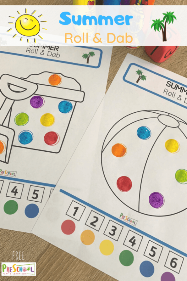 FREE Do a Dot Printables summer