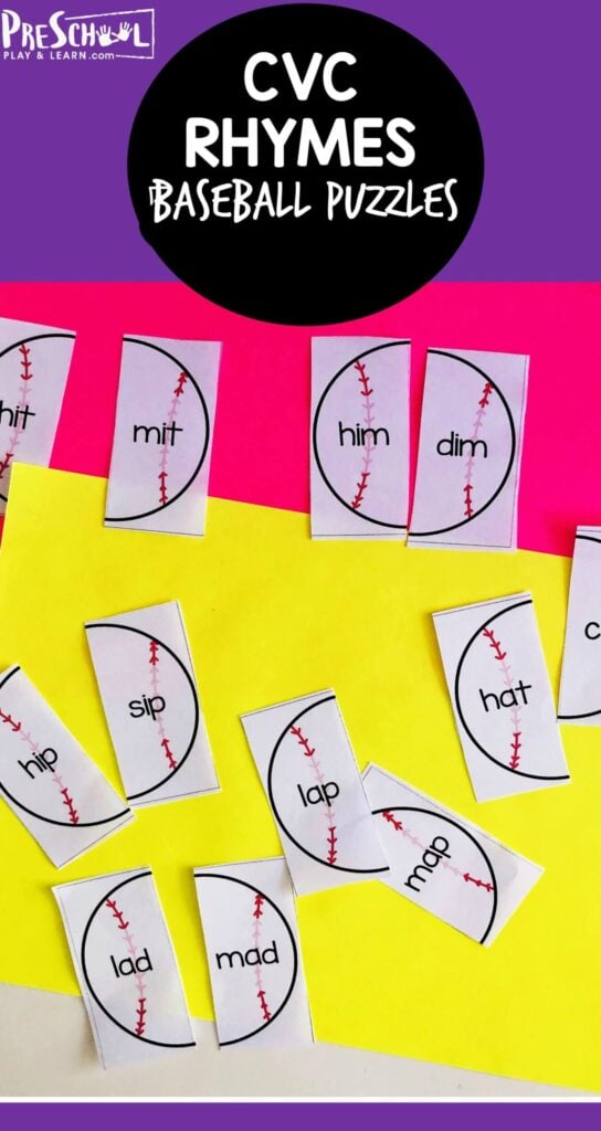 Matching Flip Flops Summer Rhyming Activity for Preschoolers