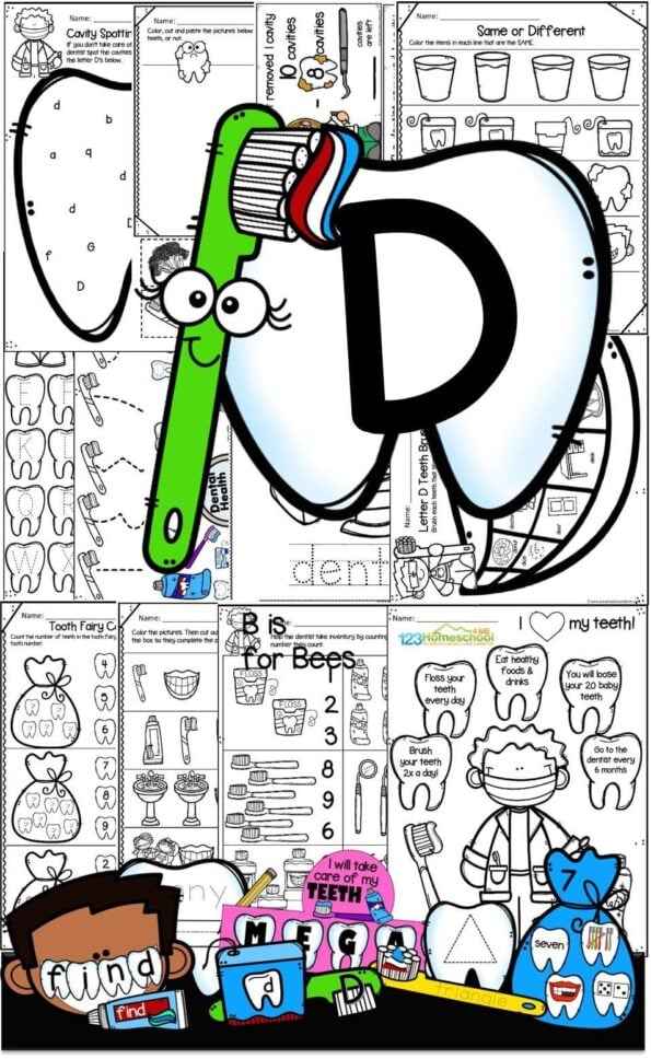 🦷 FREE Printable Teeth Brushing Chart for Kids