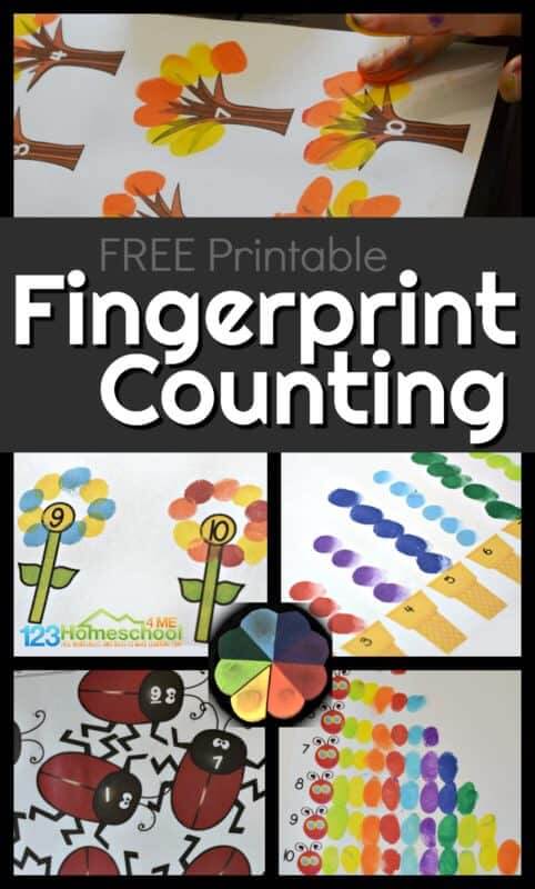 FREE Printable Goldfish Counting Activity for Preschoolers