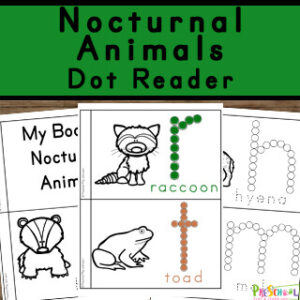🦊 FREE Printable Nocturnal Animals for Kids Reader