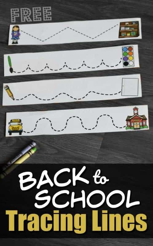 Free PrintablePreschool Tracing Worksheets