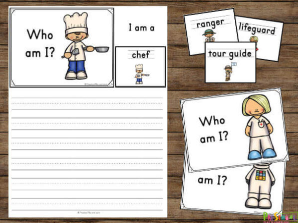 FREE Printable Community Helpers Matching Game