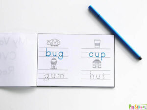 CVC Short u Words FREE Printable Activity