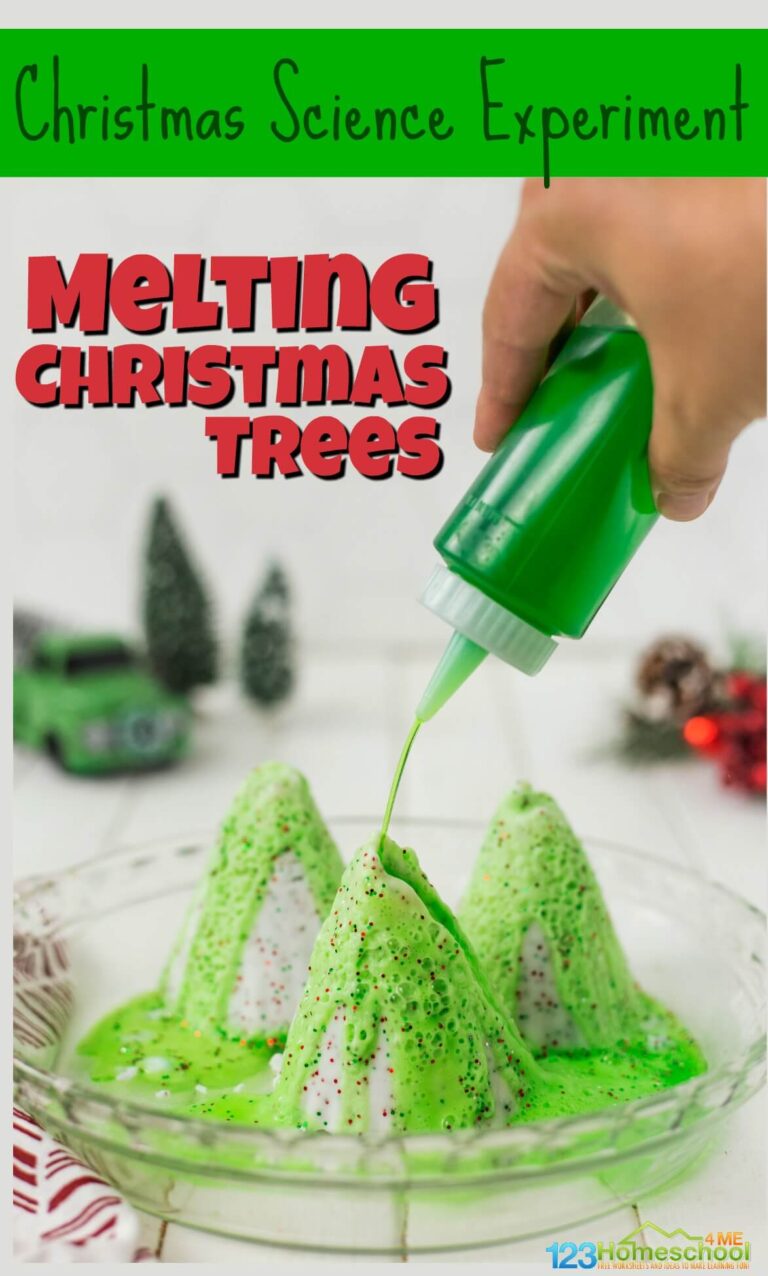 🎄 Beautiful Chromatography Christmas Tree Science Craft for Preschoolers