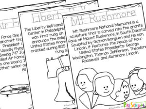 🦅 FREE Patriotic American Symbols for Kids Readers to Color, and Learn