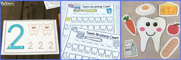 🦷 Dentist Preschool Theme - Tooth Crafts, Teeth Worksheets, Dental ...