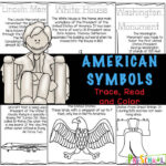 🦅 FREE Patriotic American Symbols for Kids Readers to Color, and Learn
