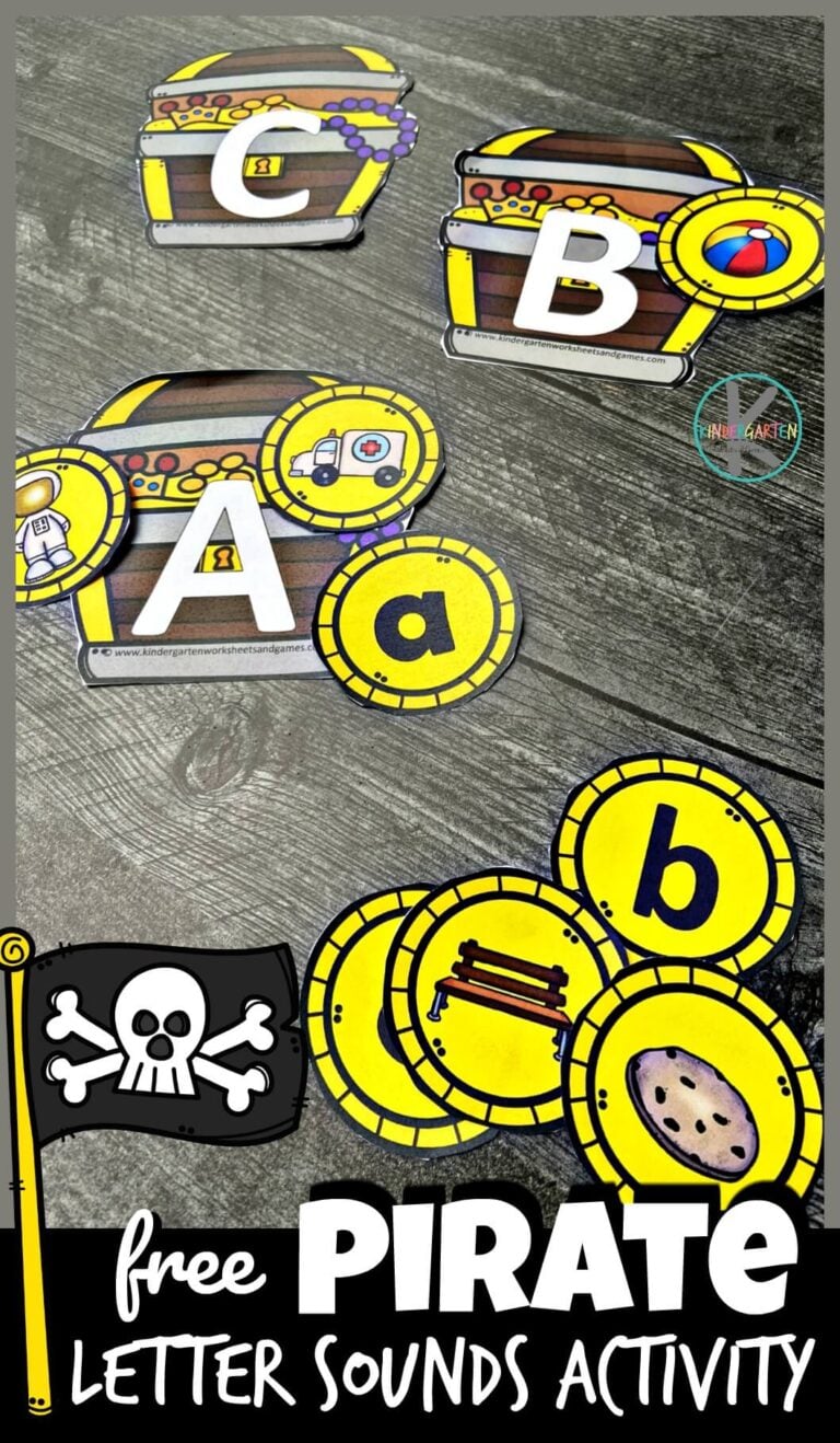 🏴‍☠️ FREE Pirate Color by Number Printable Worksheets for Kids