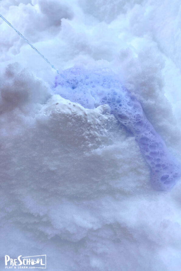 Snow Volcano - Fun Winter Science Experiment for Kids
