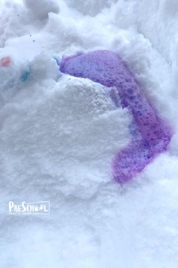 Snow Volcano - Fun Winter Science Experiment for Kids