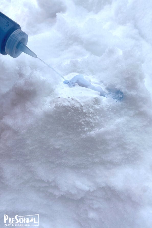 Snow Volcano - Fun Winter Science Experiment for Kids