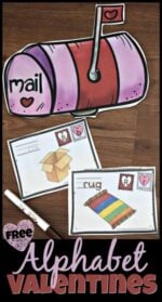 Valentines Day Counting - Number Matching Activity for Preschoolers