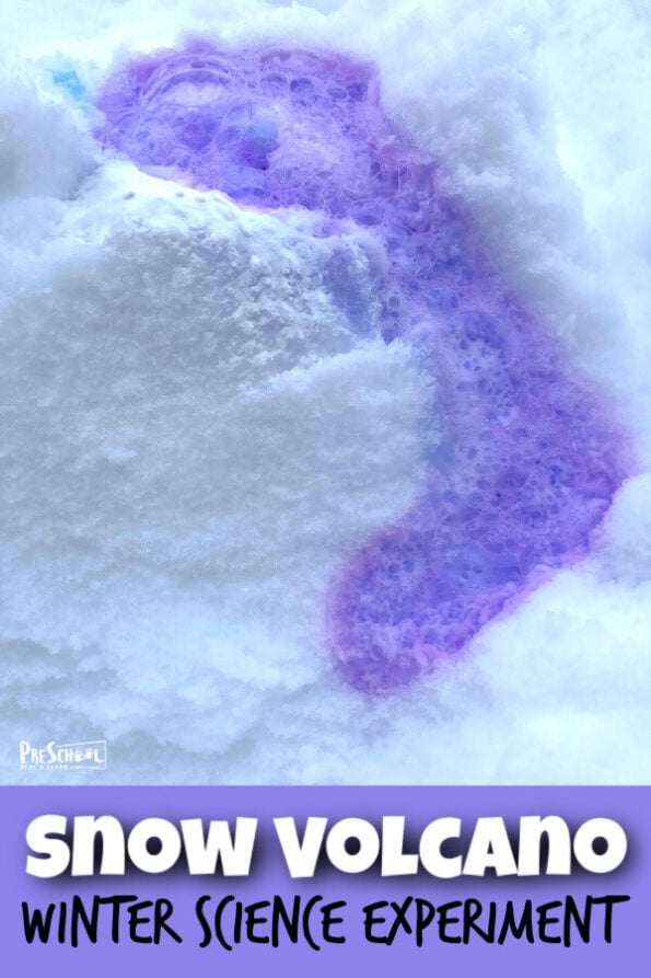 Snow Volcano - Fun Winter Science Experiment for Kids