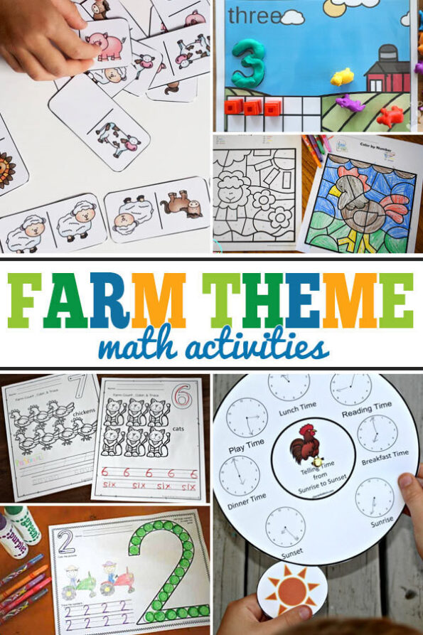 🚜 Educational Farm Theme Activities for Toddlers, Preschoolers