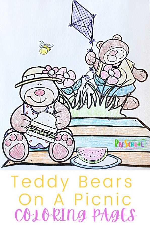 🧸 FREE Teddy Bear Coloring Pages