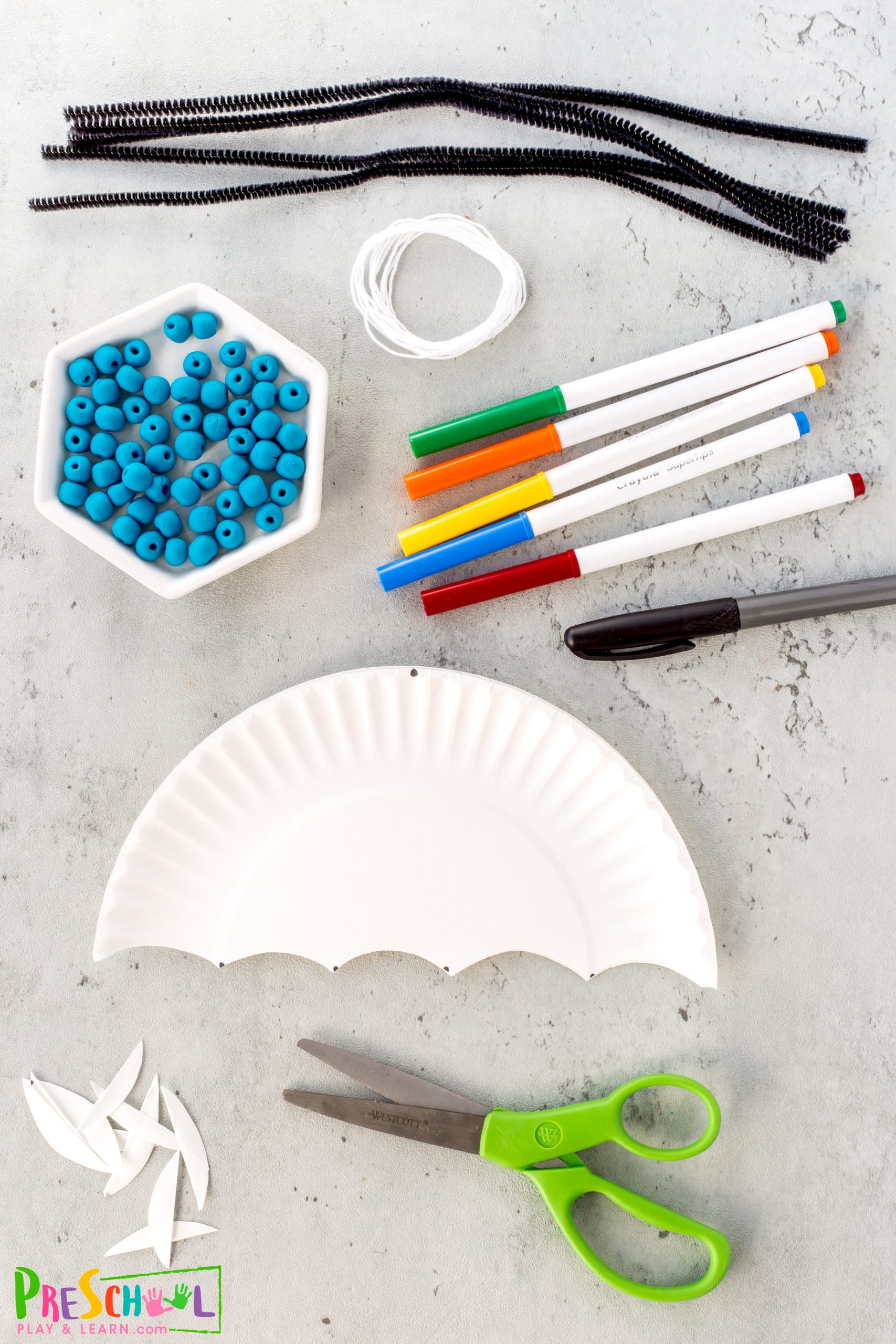 🌂 Spring Umbrella Counting Crafts for Preschoolers