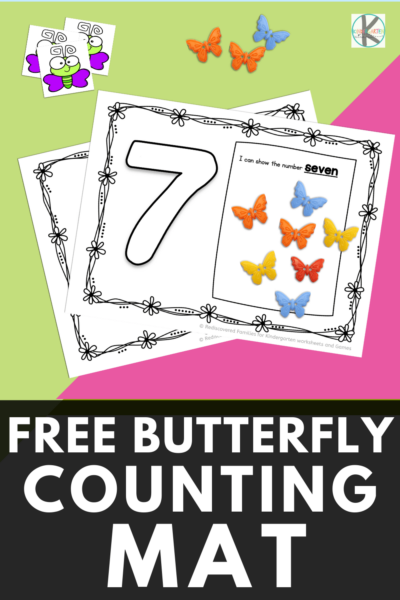 🦋 FREE Printable Butterfly Number Sense Activities for Preschoolers