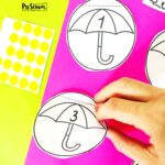 FREE FREE Printable Raindrop Spring Counting Activities for Preschoolers