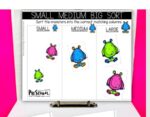 FREE Printable Monster Big and Small Sorting Activities