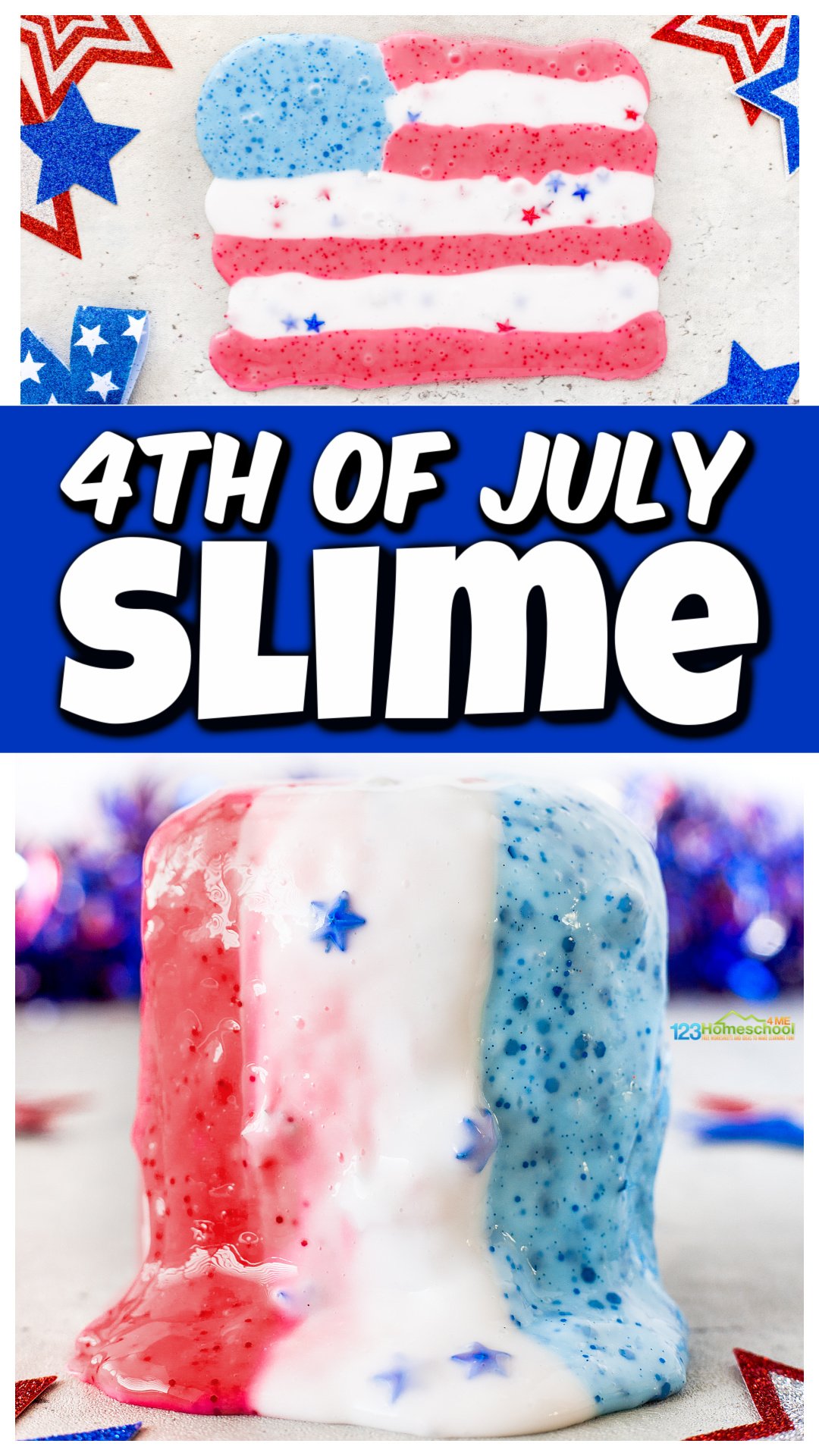 🧪 Fourth of July Red White and Blue Science Experiment