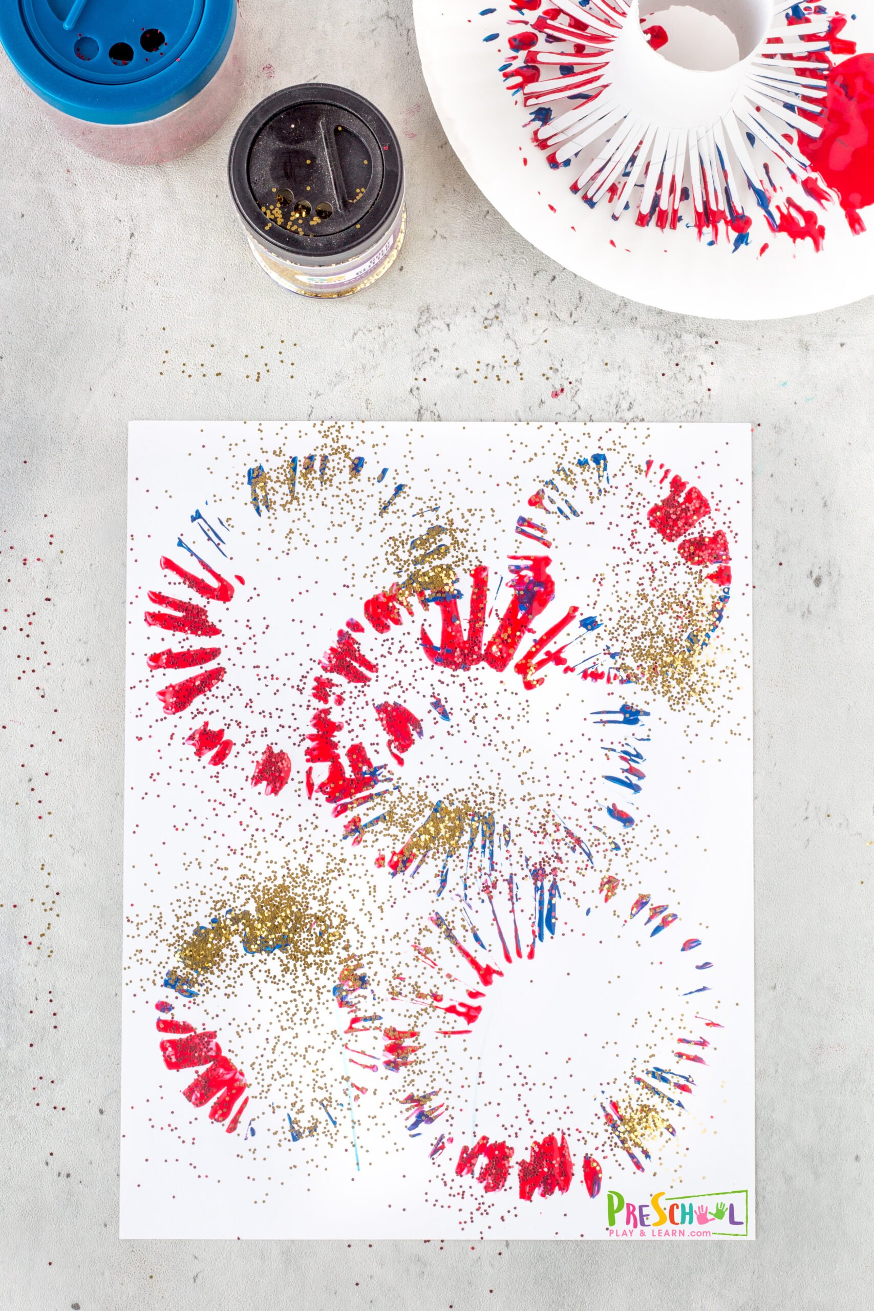 Simply 4th of July Fireworks Crafts