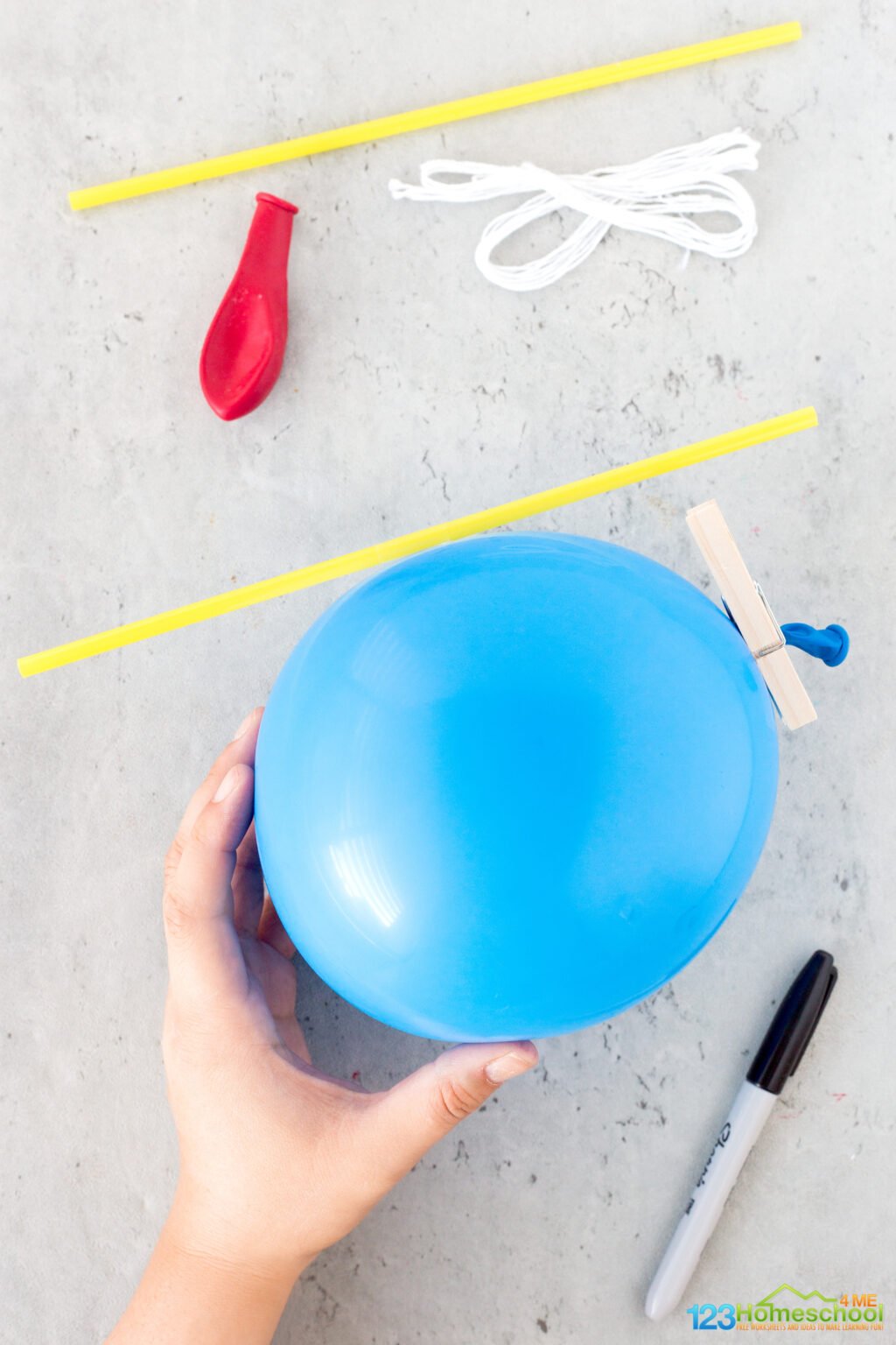 🎈 Balloon Rocket Experiment for Kids