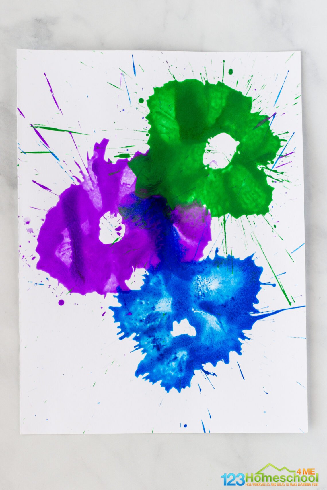Exploding Paint Science Art Project for Kids