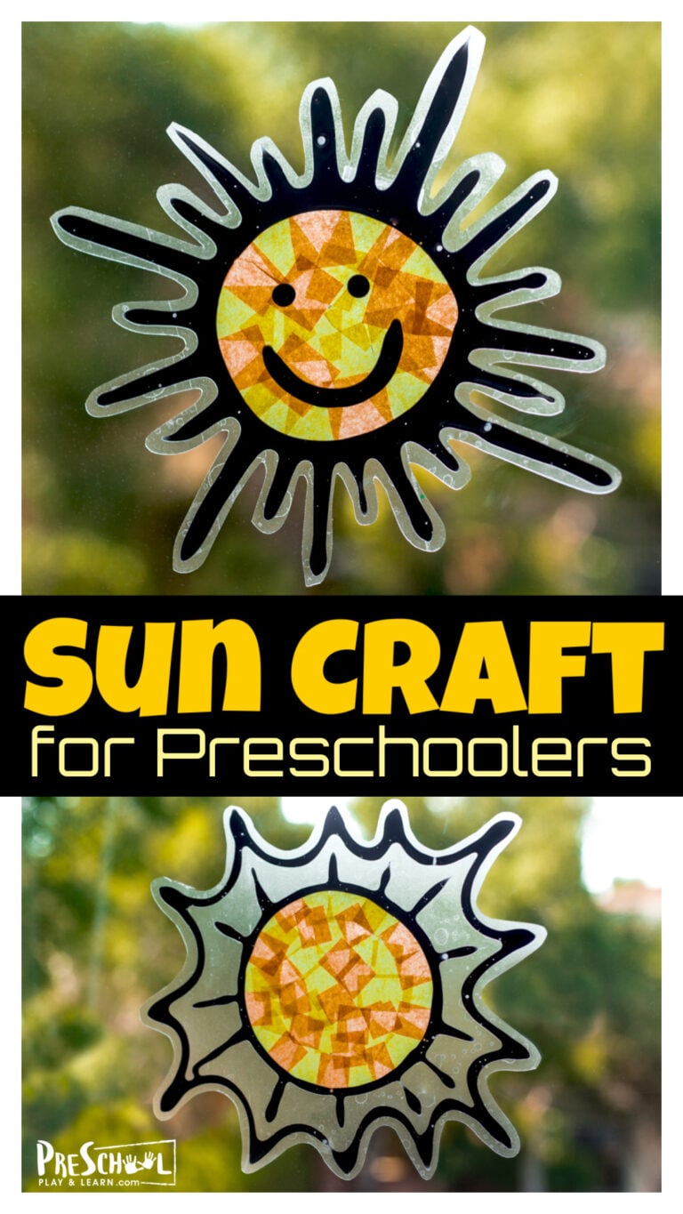 Summer Color Matching Printable Activity for Preschoolers