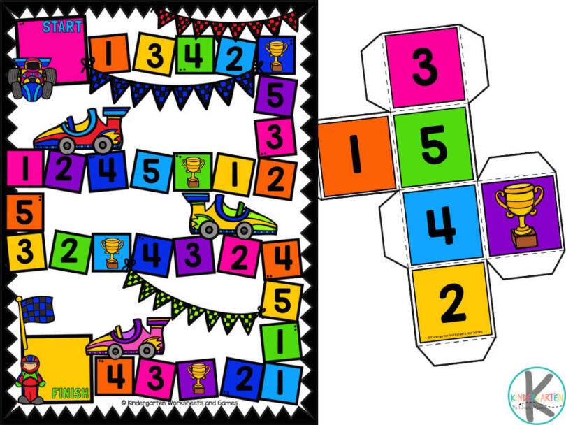 🏎️ Race Car Number Recognition Game for Preschoolers