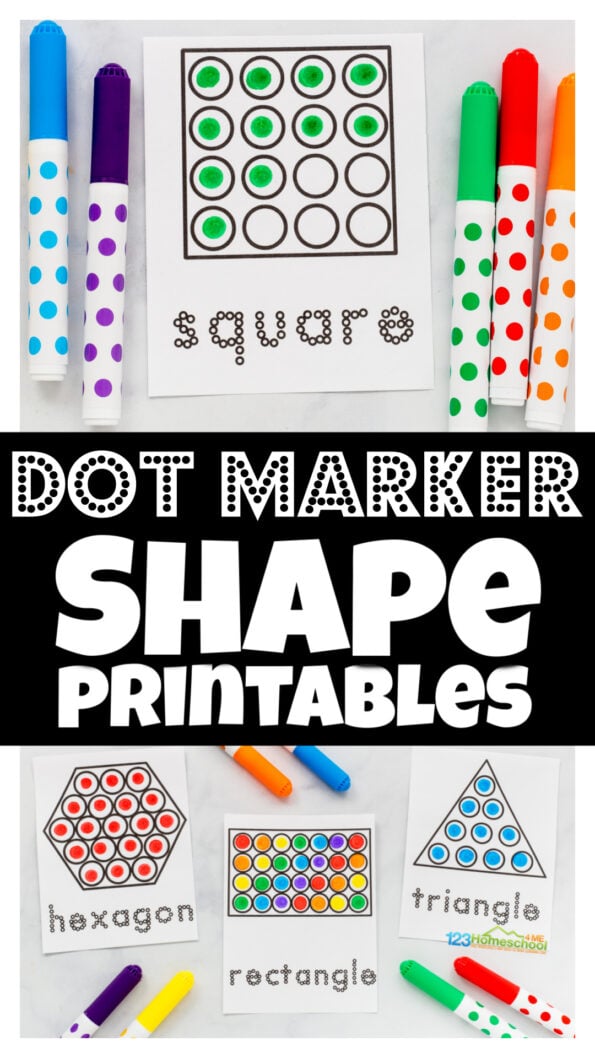 FREE Printable Dot Marker Number Recognition Worksheets