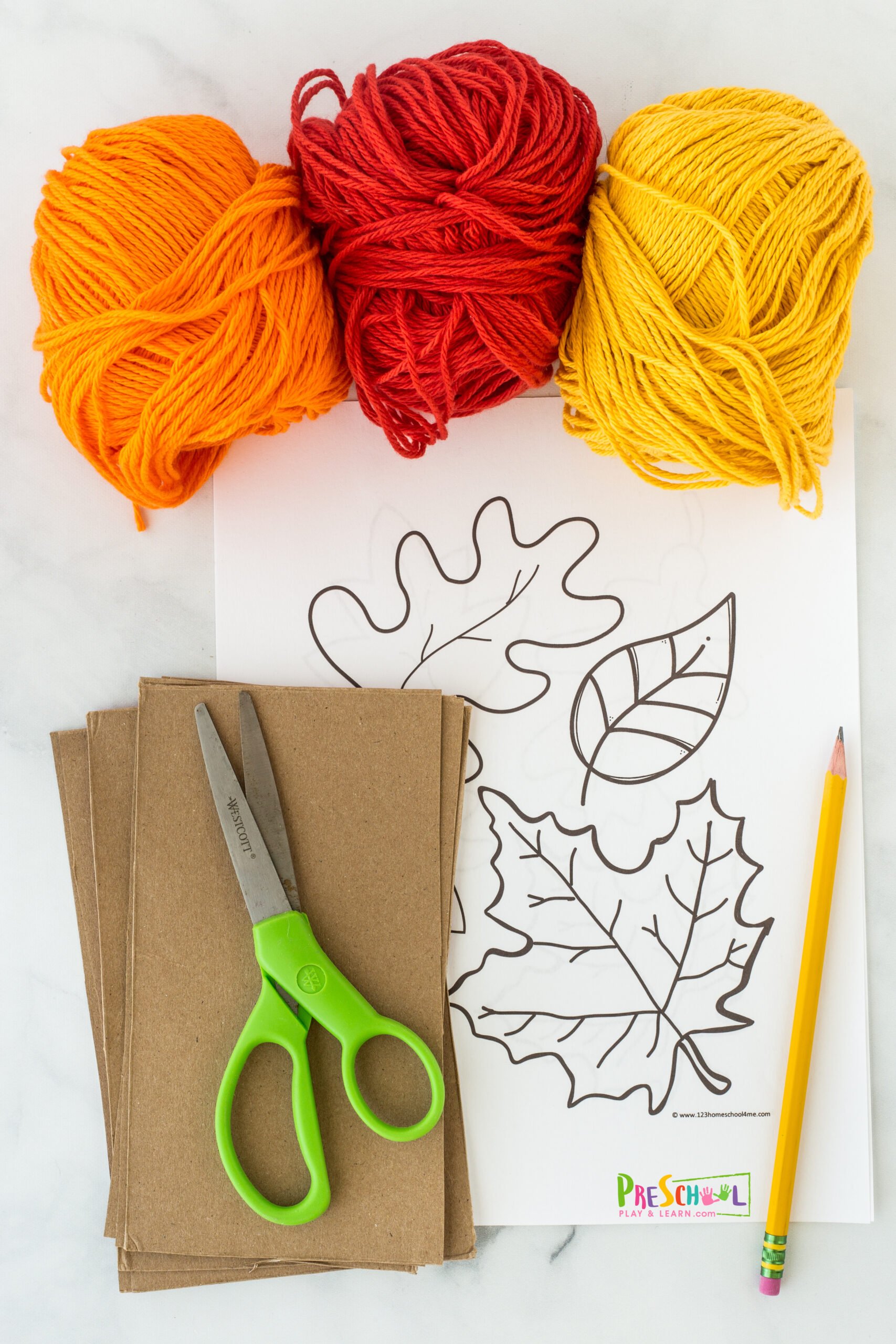 🍂 EASY Fall Leaf Craft for Preschoolers