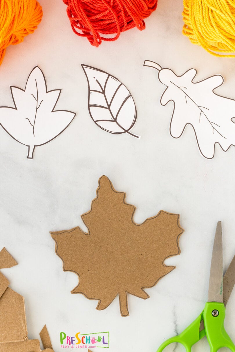 🍂 EASY Fall Leaf Craft for Preschoolers
