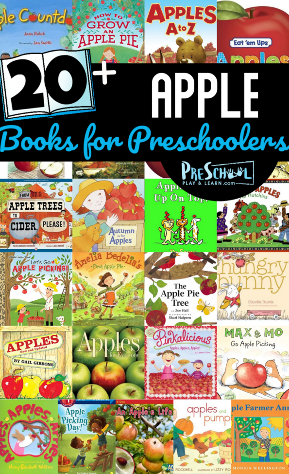 🍎 20+ Apple Books for Preschoolers