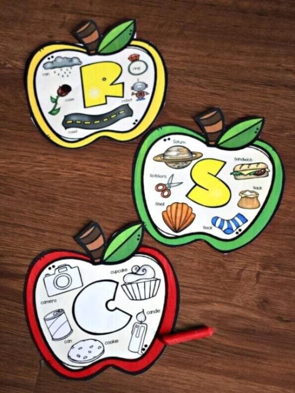 A is for Apple Printable Book (Free Beginning Sounds Activity)