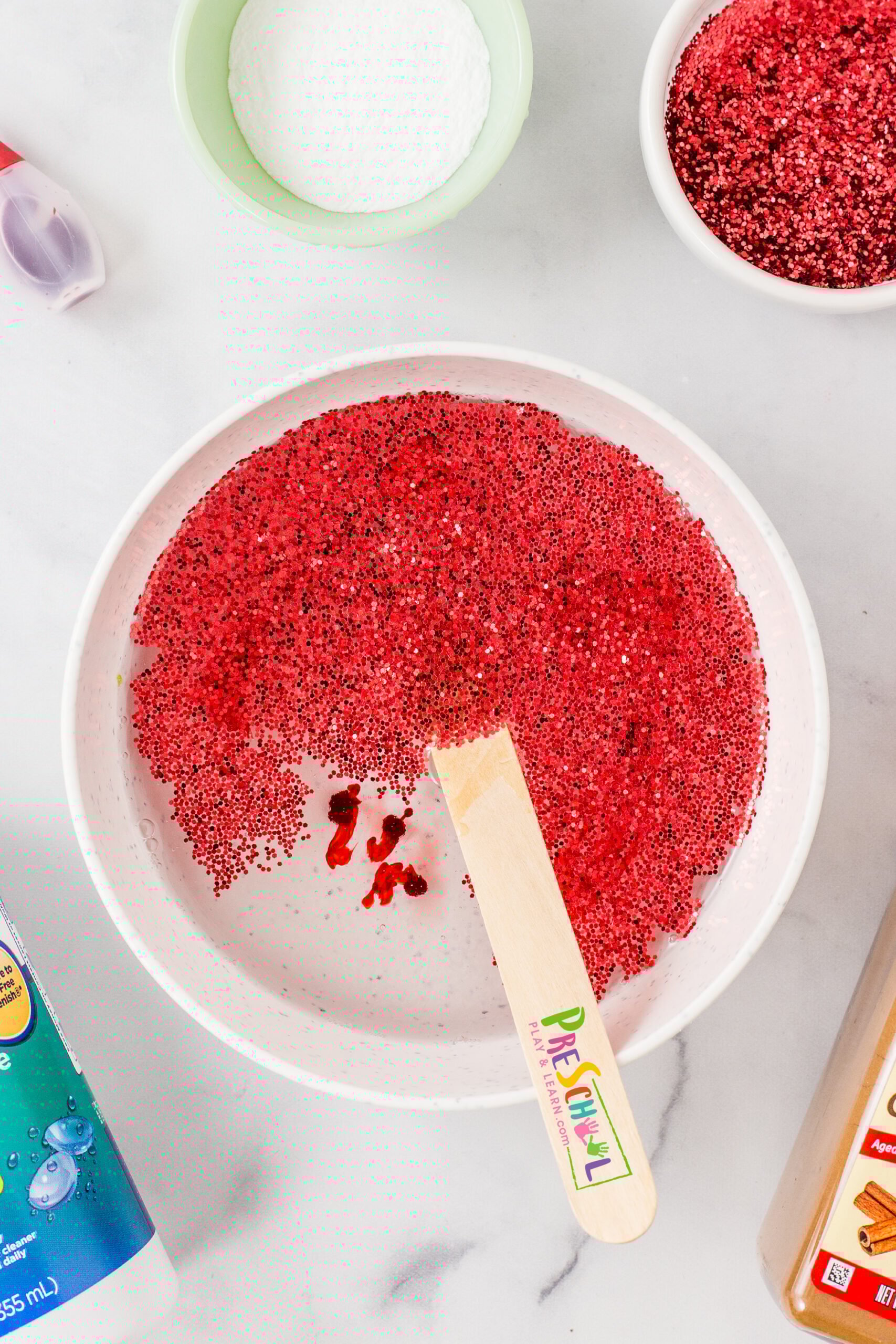 🍎🥧 Apple Pie Slime Activities for Preschoolers