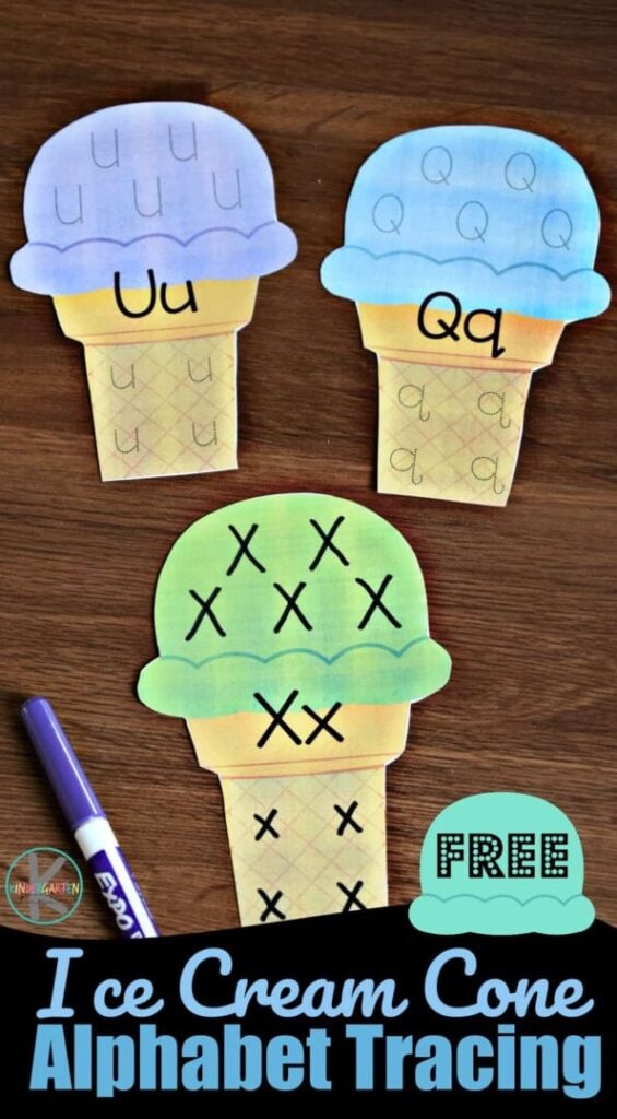 🍦 I is for Ice Cream Coloring Pages (Freebie!)