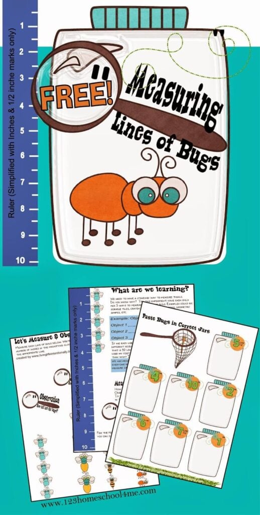 🏄‍♀️ FREE FREE Printable Surfboard Preschool Measuring Activity for Summer