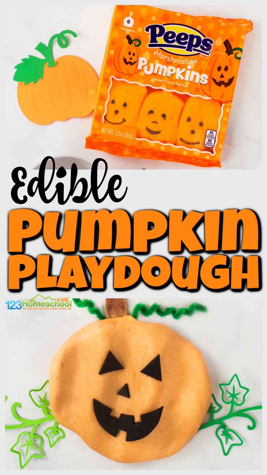 FREE Pumpkin Math Counting Game for Preschoolers