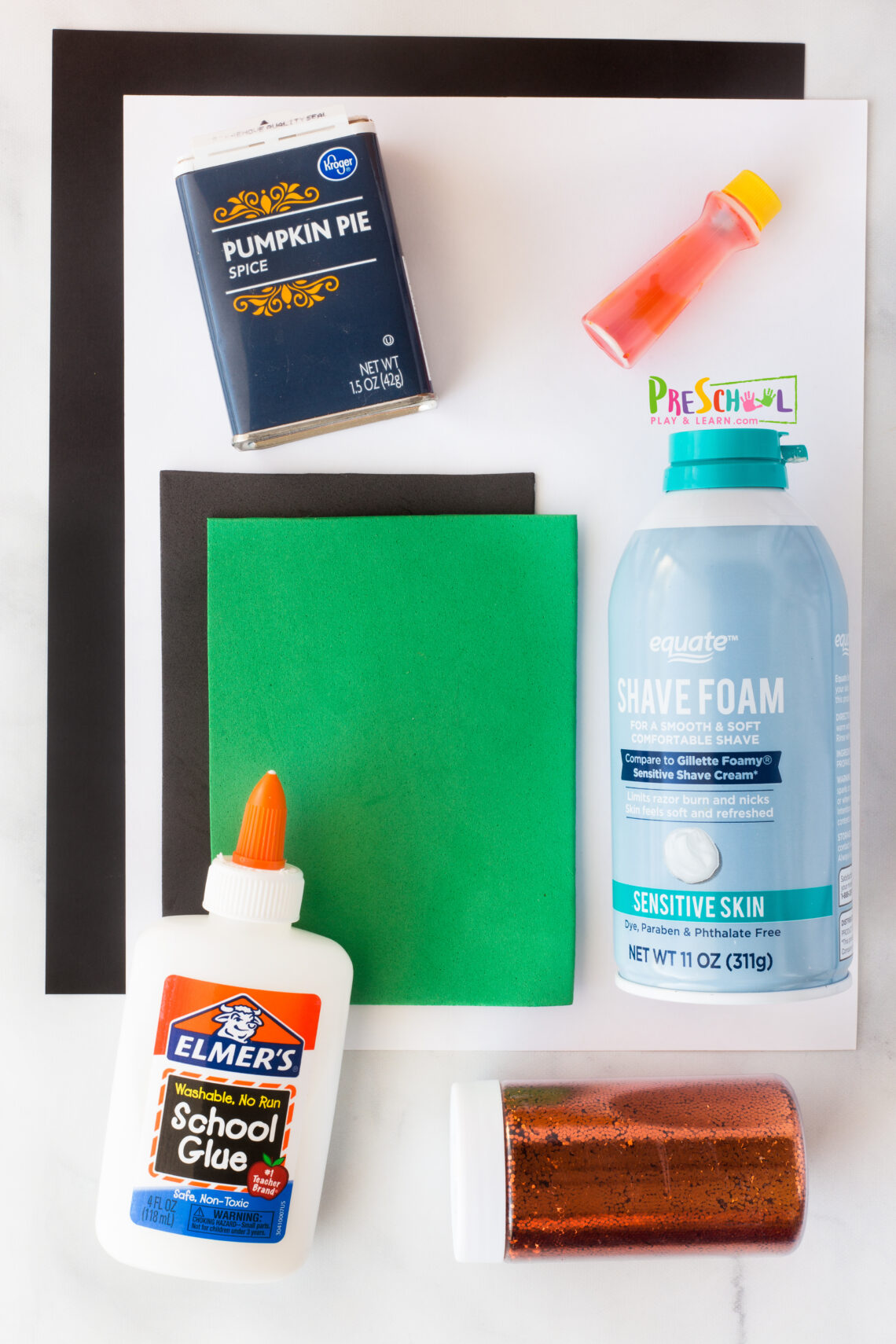 Scented Pumpkin Puffy Paint Craft for Fall