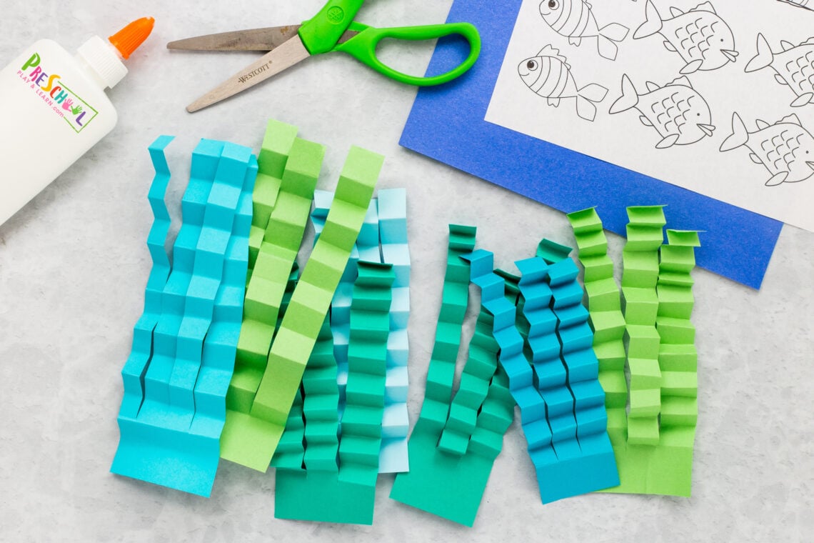 🐠 Super Cute Printable Paper Fish Craft for Preschoolers