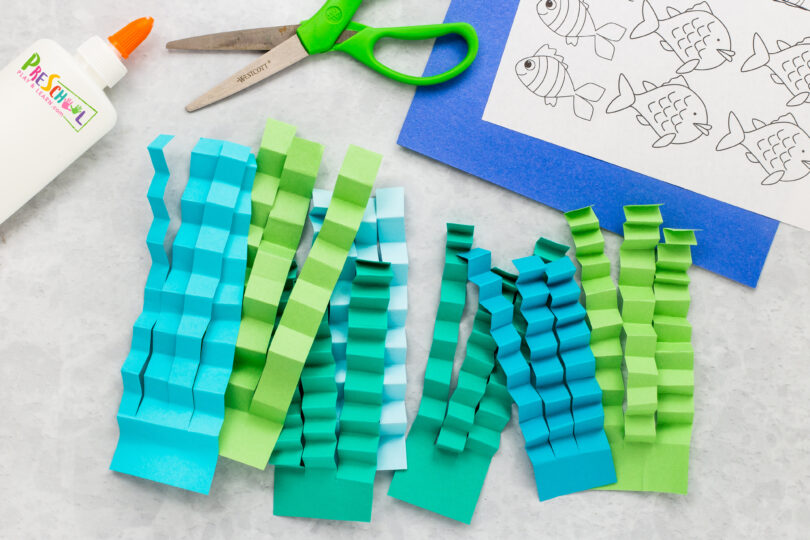 🐠 Super Cute Printable Paper Fish Craft for Preschoolers