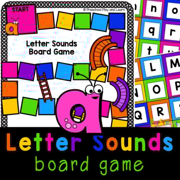 FREE Printable Letter Sounds Board Games