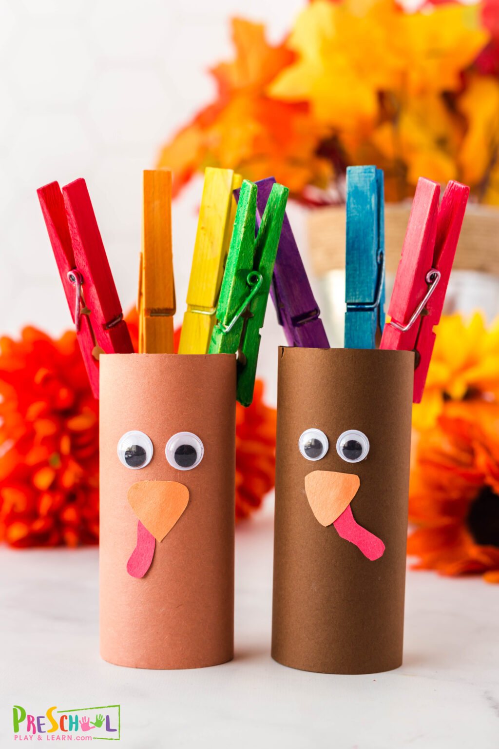 🦃 EASY Turkey Toilet Paper Roll Craft